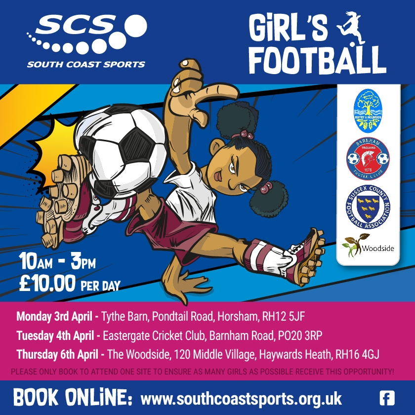 Girls Only Football Camps - South Coast Sports at The Tythe Barn