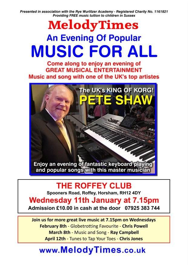 Melody Times Horsham - Roffey Club