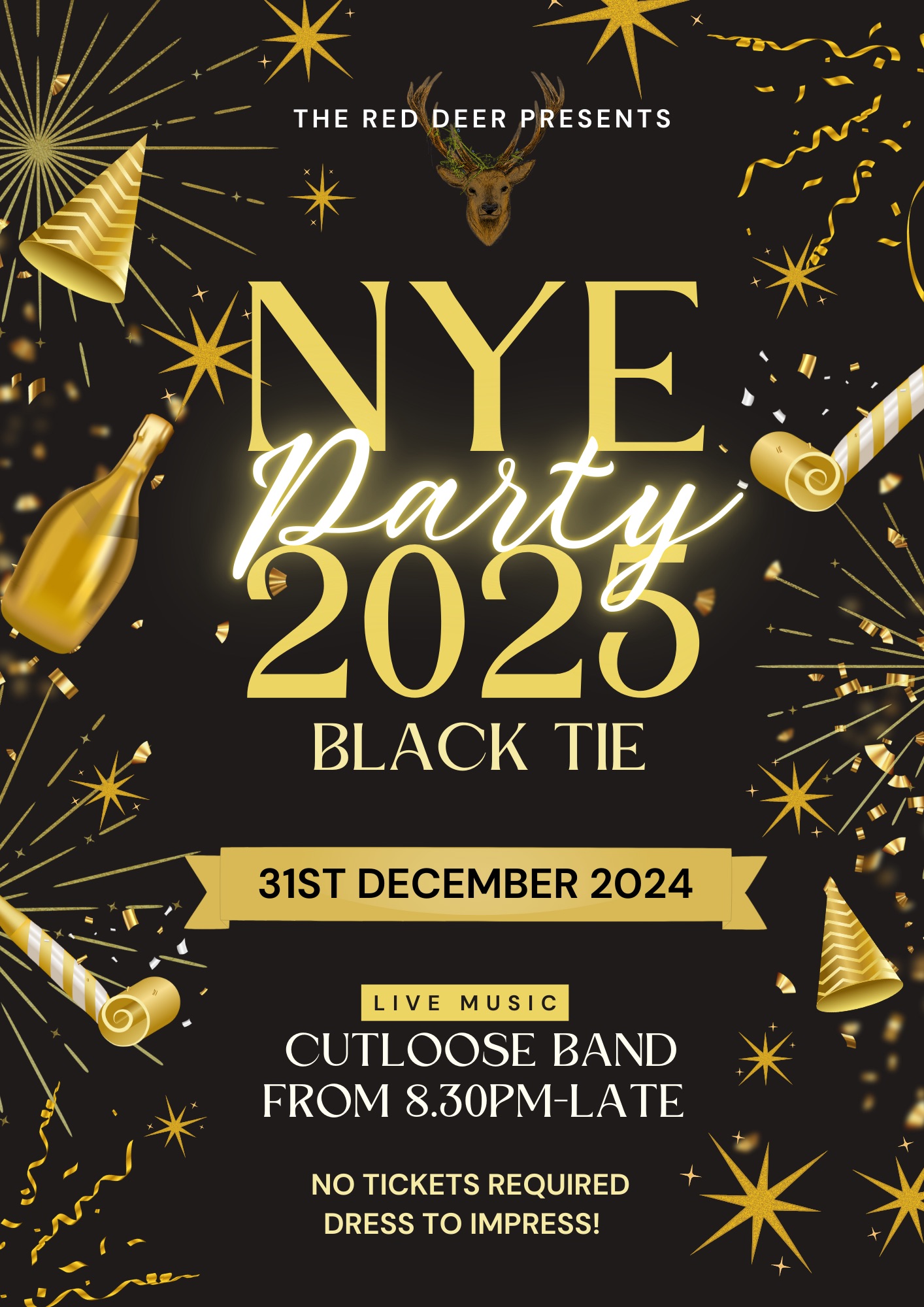 New Years Eve Party - The Red Deer