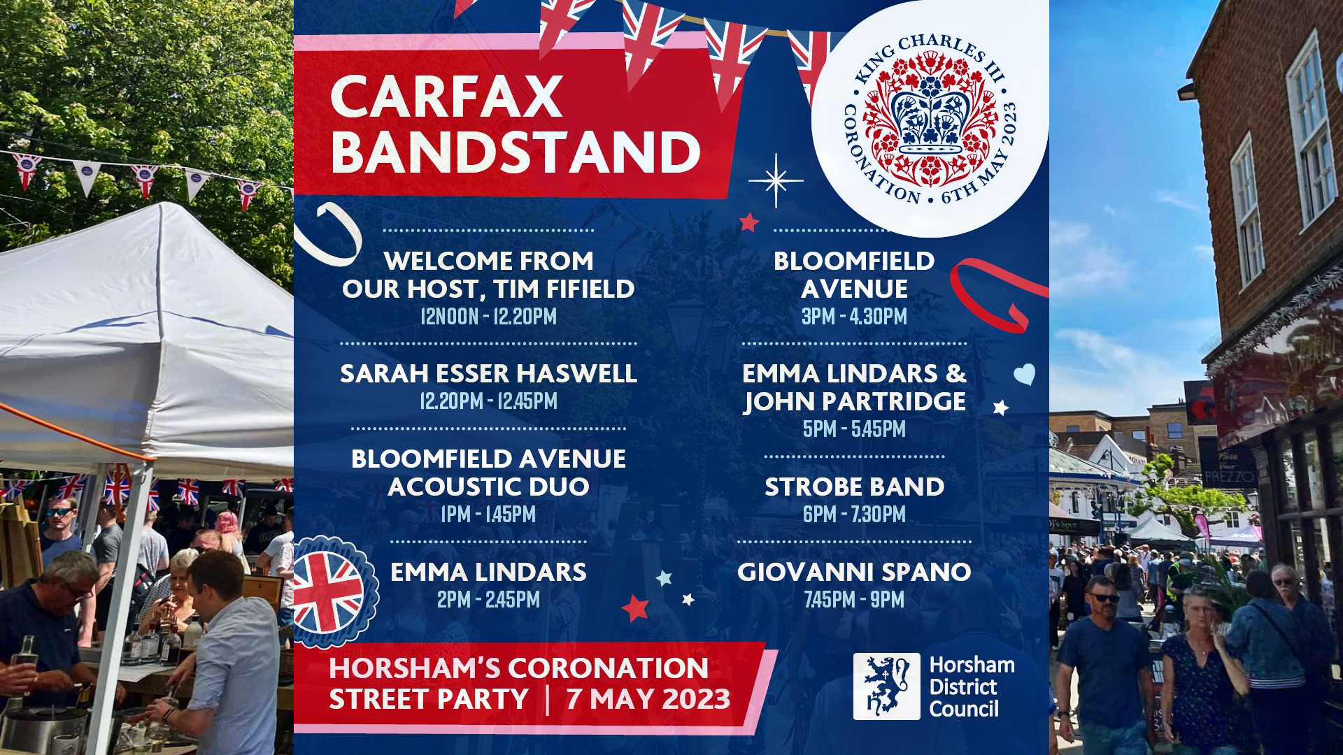 Coronation Street Party - Carfax Bandstand